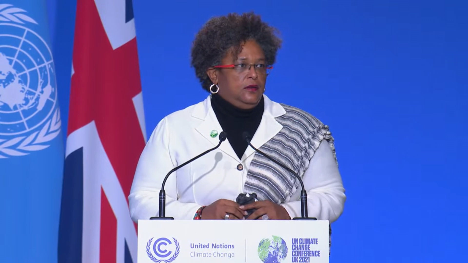 Speech by the Honourable Mia Amor Mottley, Prime Minister of Barbados on Climate Change, COP26 ...