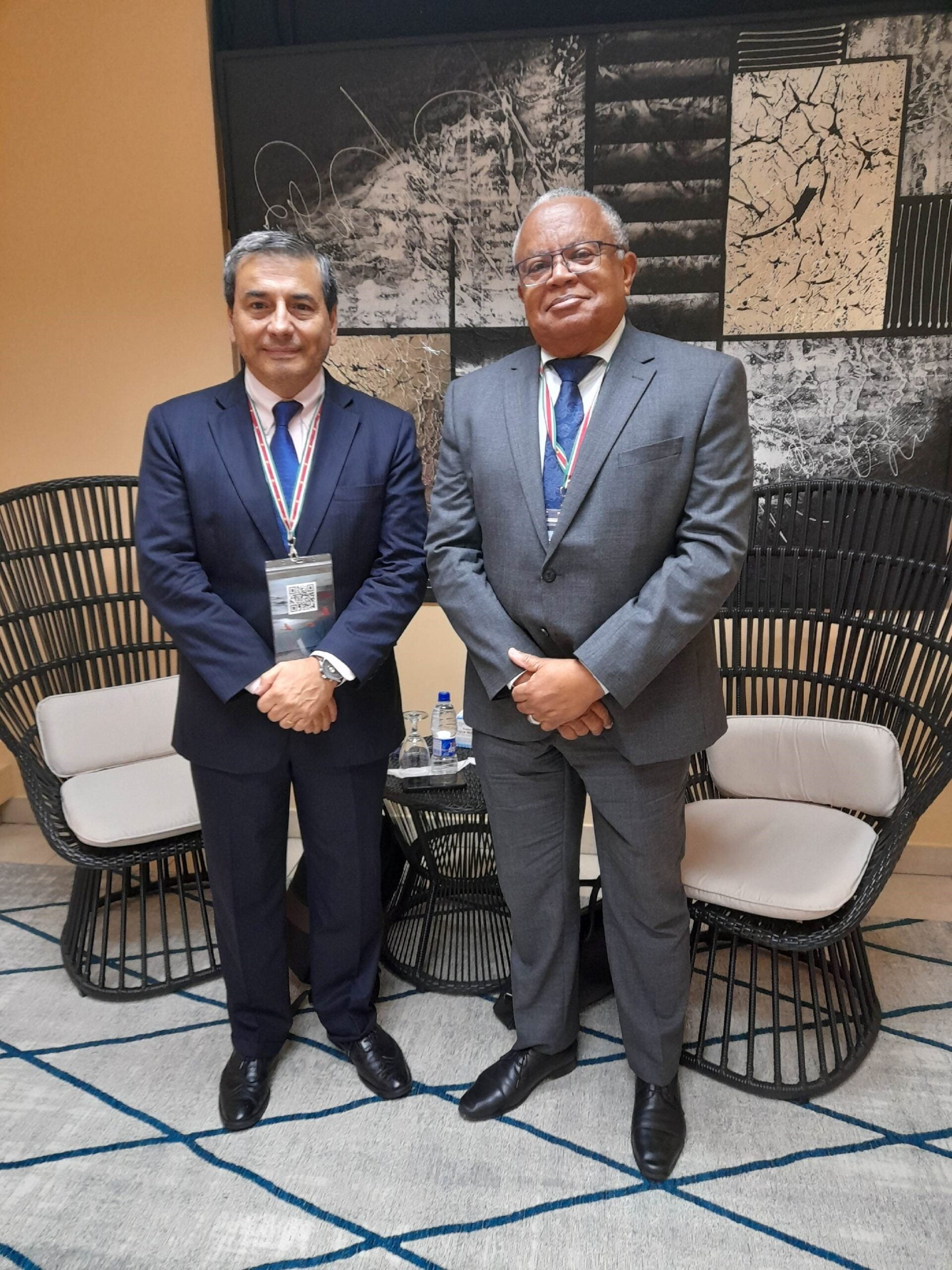 Senior Minister Walcott and Chilean Ambassador Pino Discuss Closer Ties ...